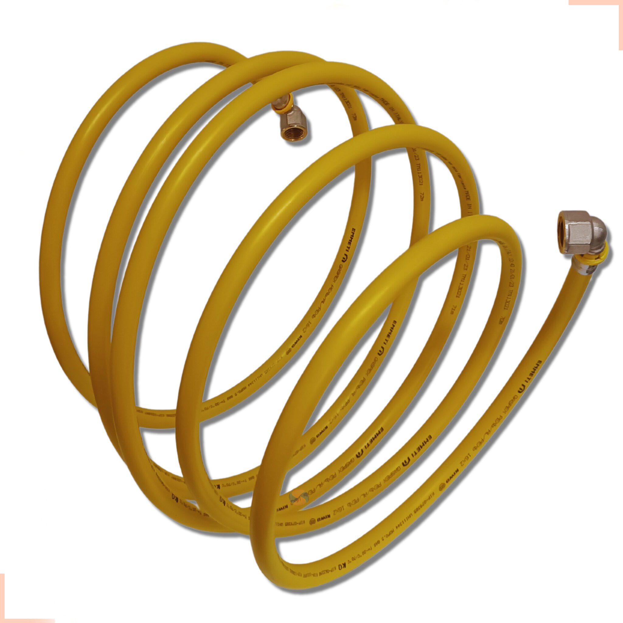 Kit 4m Tubo Pex Multicamadas Para Gas 16x2 Mm