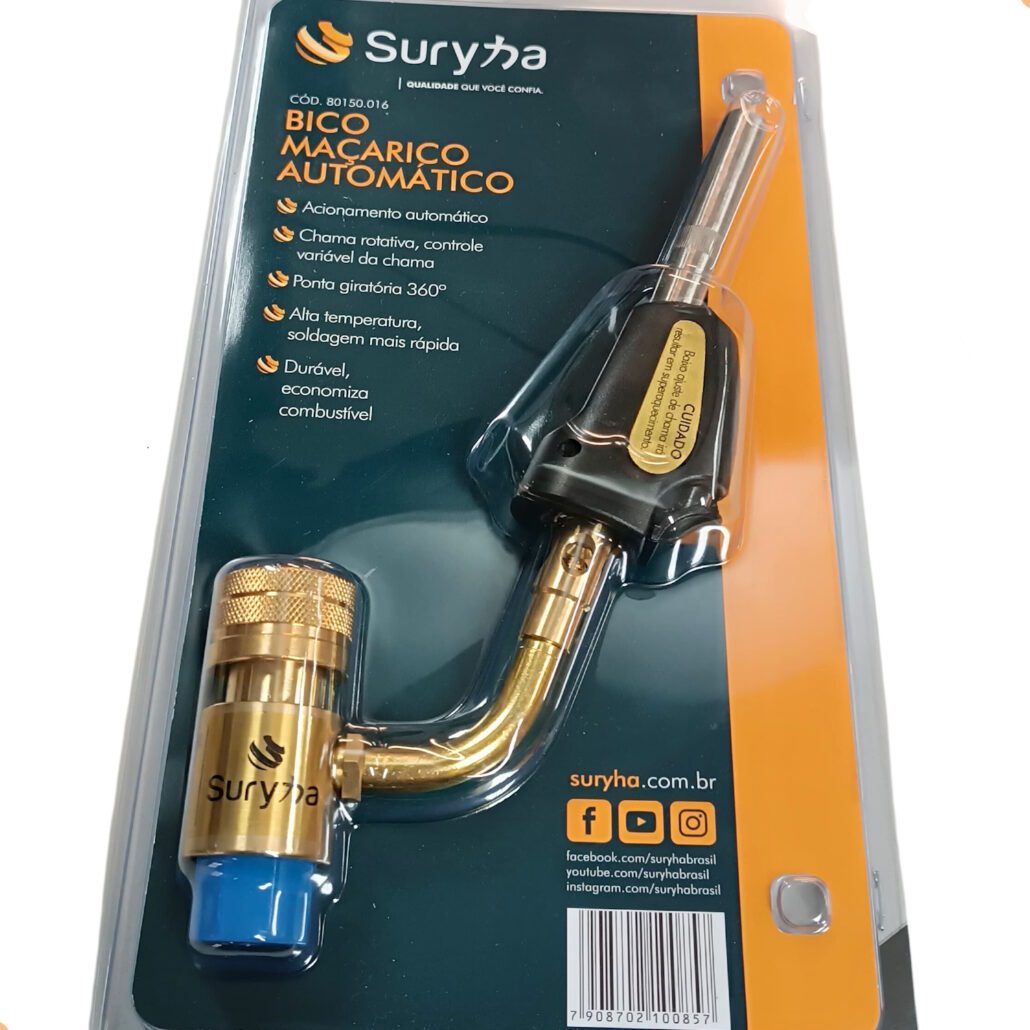 Bico Para Maçarico Portátil Automático Suryha